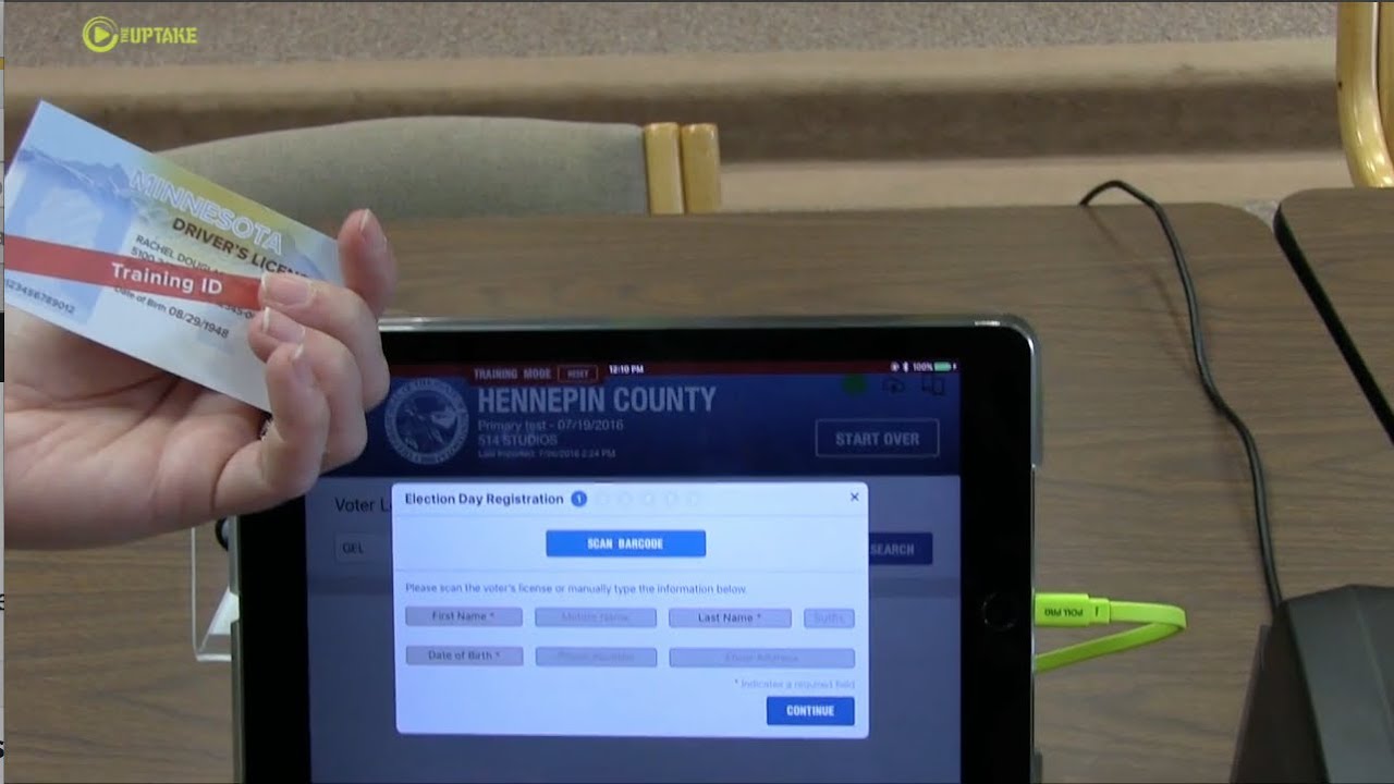 Minnesota Primary Winner Is…The Electronic Poll Book - YouTube