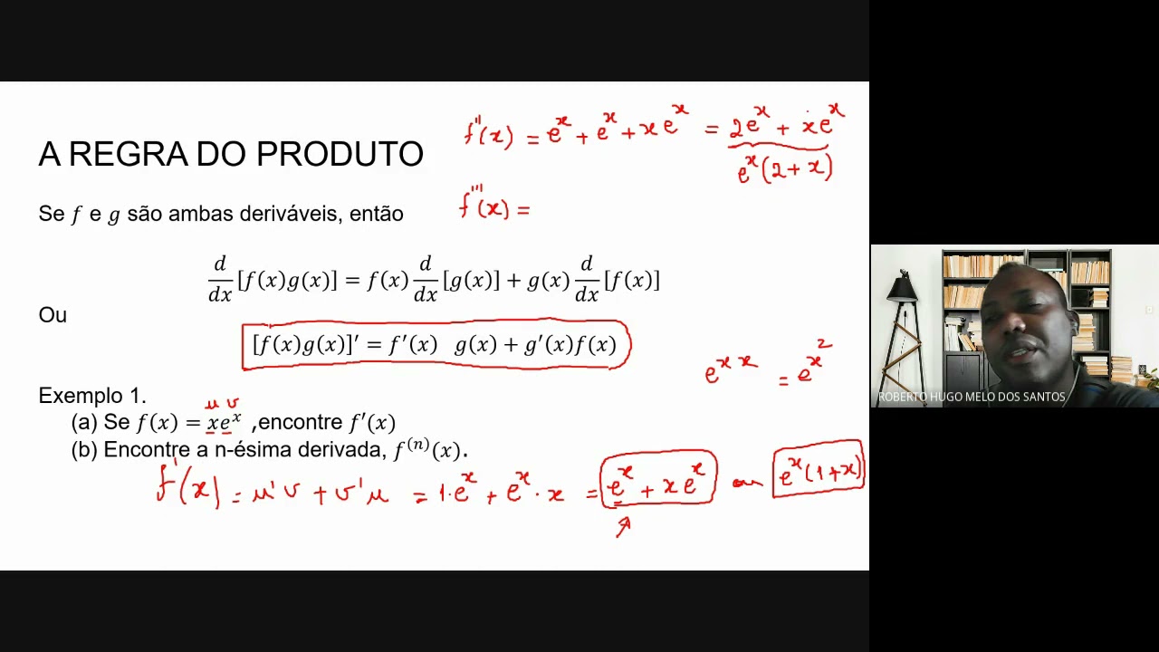 A Regra do produto, quociente e a regra da cadeia - YouTube