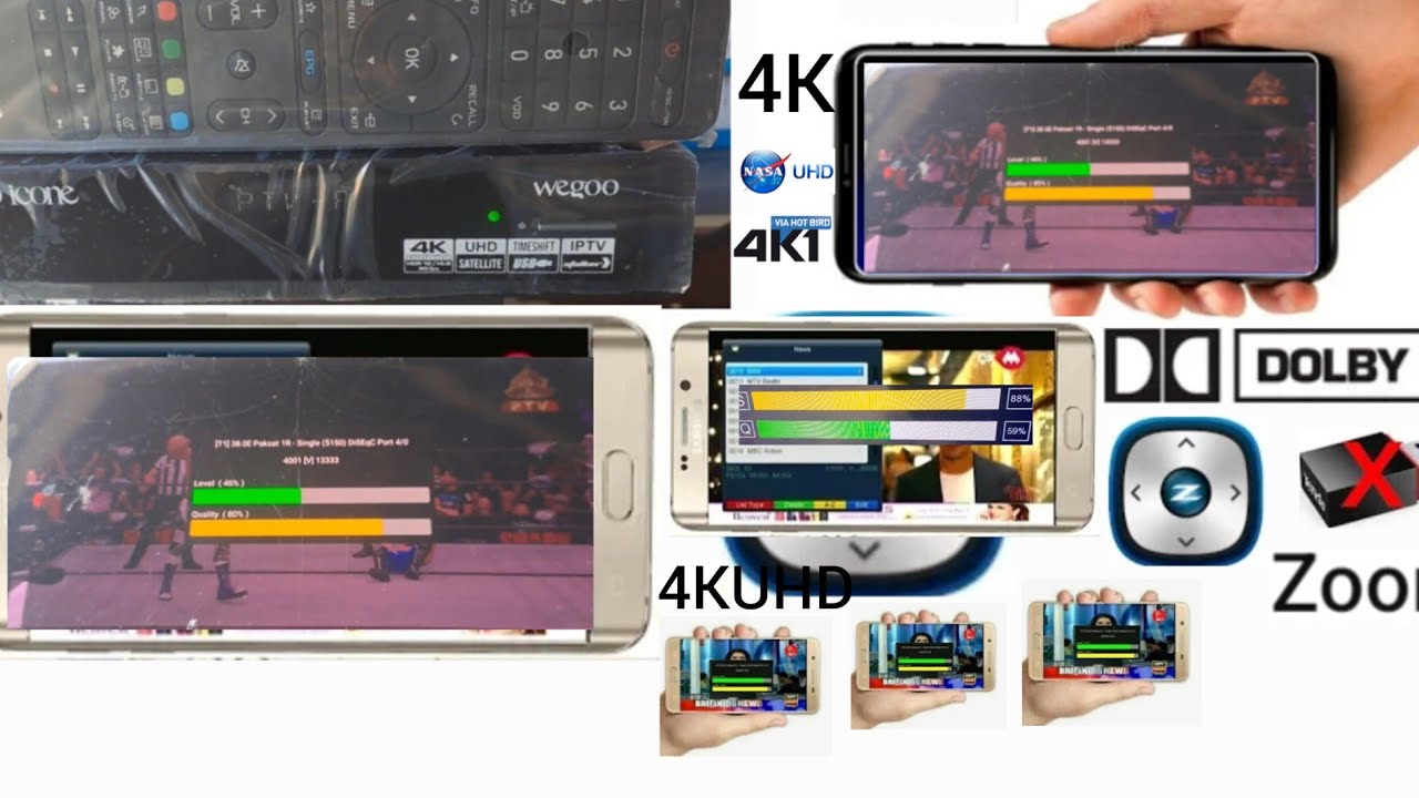 Icon Wegoo 4K UHD Air Sync Z Orca mobile per dish setting and full ...