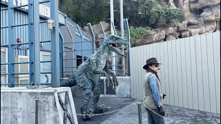 US Holiday Season 2024 Raptor Encounter Blue The Lost Raptor Universal ...