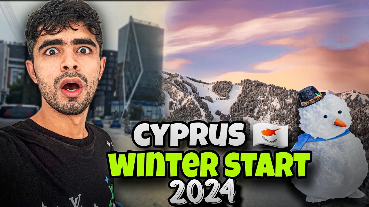 Welcome to winter in Cyprus.🇨🇾 🥶/ south cyprus main Troodos mountain 🏔️ ...