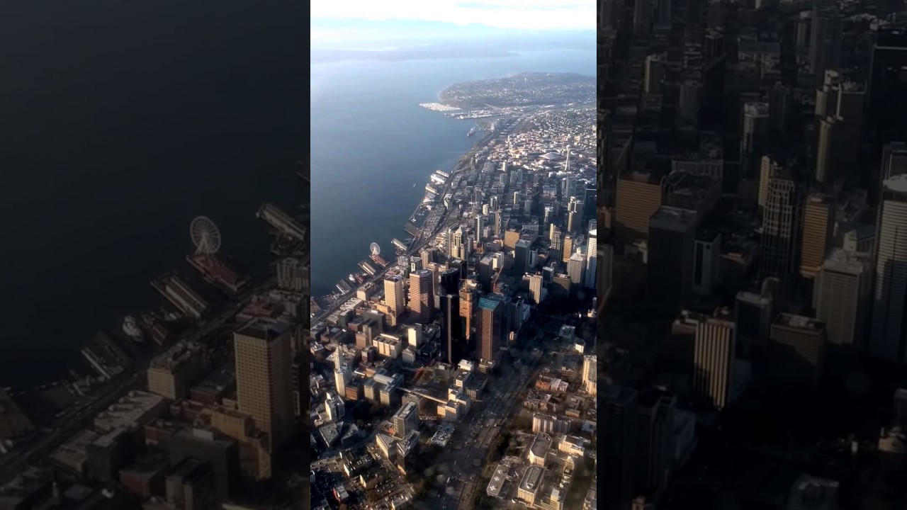 Flying over Seattle - YouTube