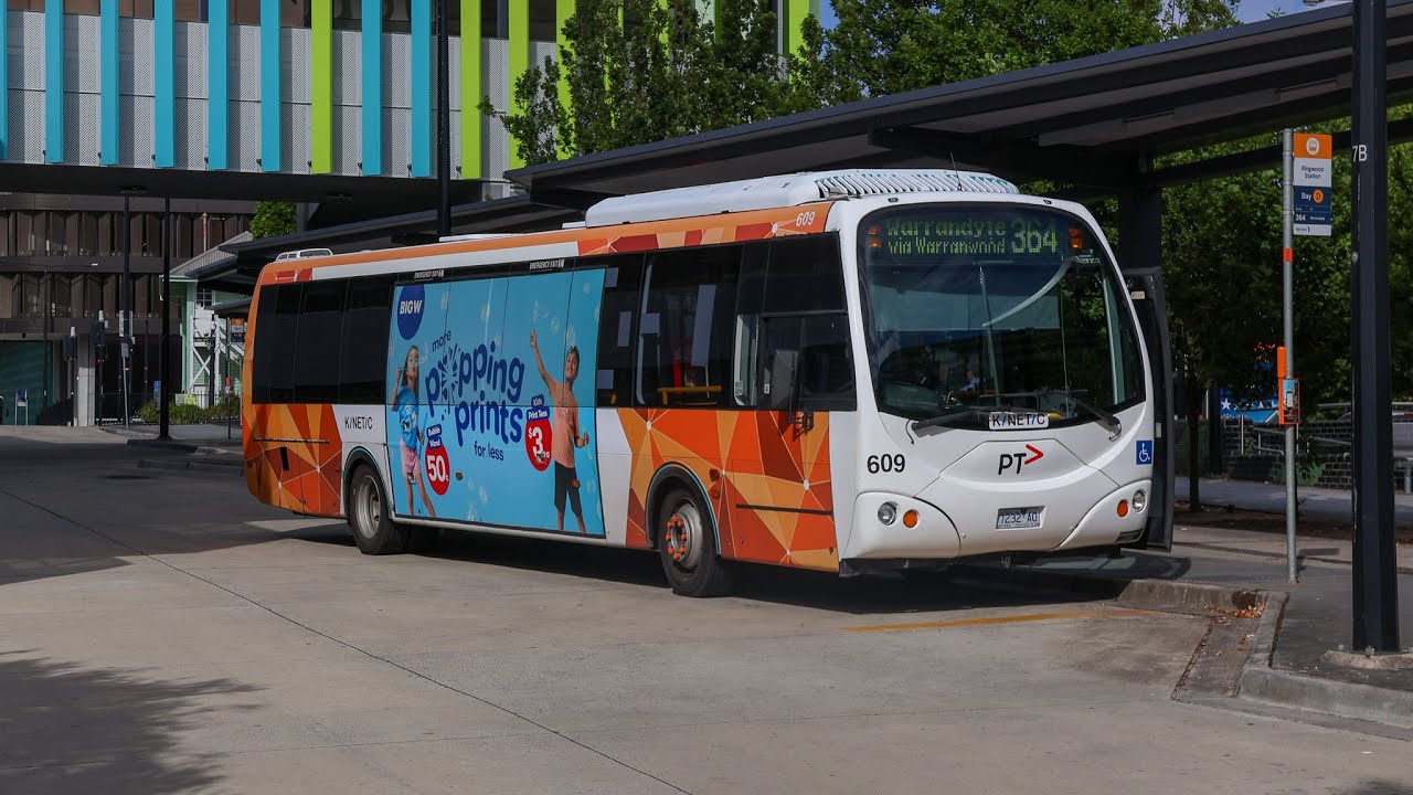 Final Doncaster Bubble Bus Service - Kinetic Bus 609 on Route 364 - YouTube