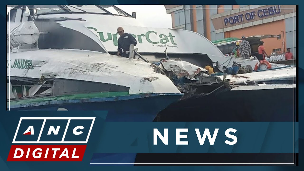 Dozens injured after fast craft, cargo vessel collide in Cebu | ANC ...