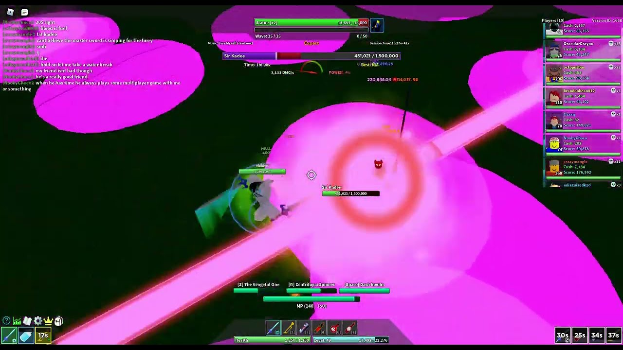 Roblox Defend the statue: eras of conflict (Sir Kadee Fight) - YouTube