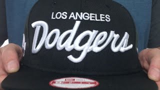 Dodgers 'TEAM-SCRIPT SOCAL SNAPBACK' Black Hat by New Era