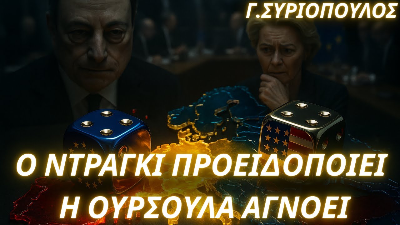 Γεώργιος Συριόπουλος: Ο Ντράγκι προειδοποιεί, η Ούρσουλα αγνοεί, η ΕΕ ...