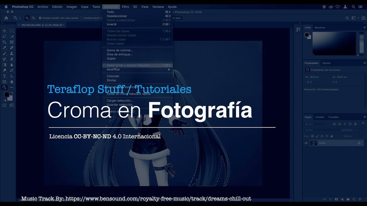 Adobe Photoshop CC 2019 - Uso de croma en fotografía - YouTube