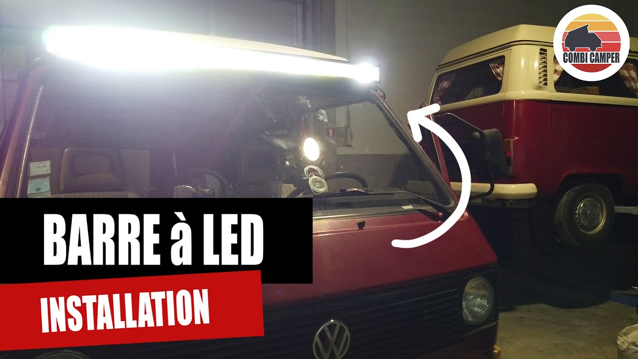 Installation d'une BARRE LUMINEUSE LED sur mon VW T3 | PIMP My VAN ...