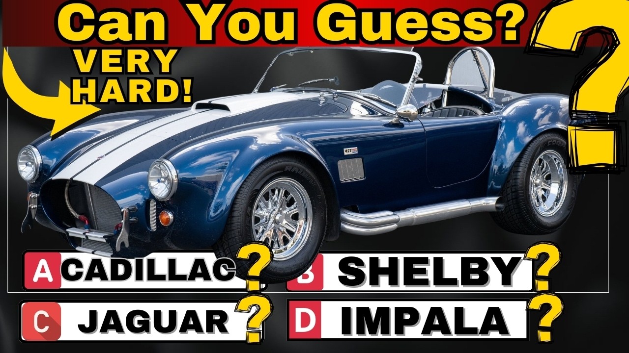 Guess These CLASSICS Cars, Can You Get All 20 Right? very difficult ...