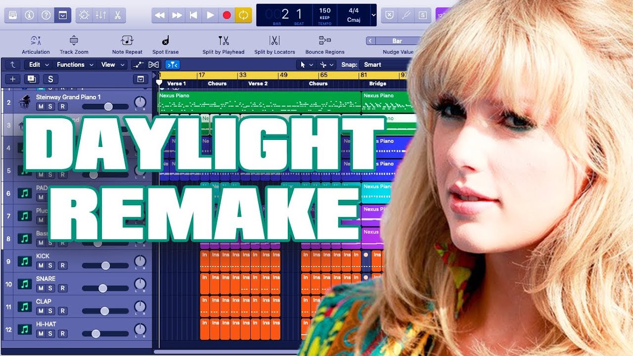 How To Make Taylor Swift - Daylight Instrumental Remake (Production ...