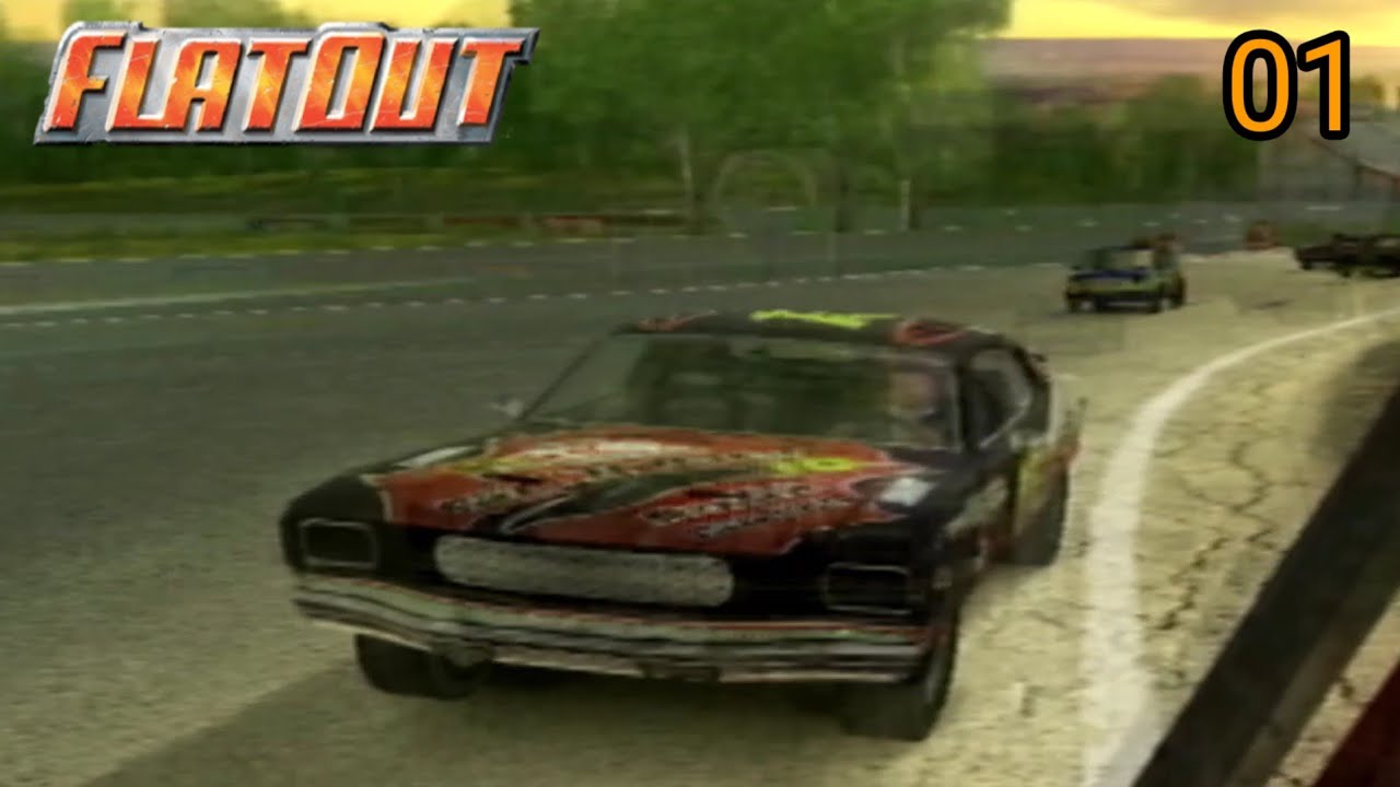 Let's Play FlatOut 100% - Episode 1 - Bronze Class Part 1 - YouTube