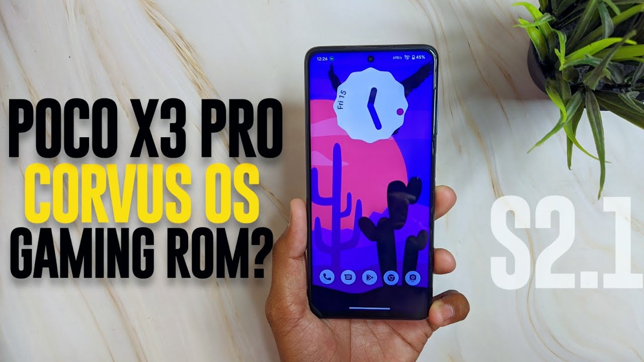 Poco X3 Pro Official Corvus OS vS2.1 Revolt Update : BEST GAMING ROM ...