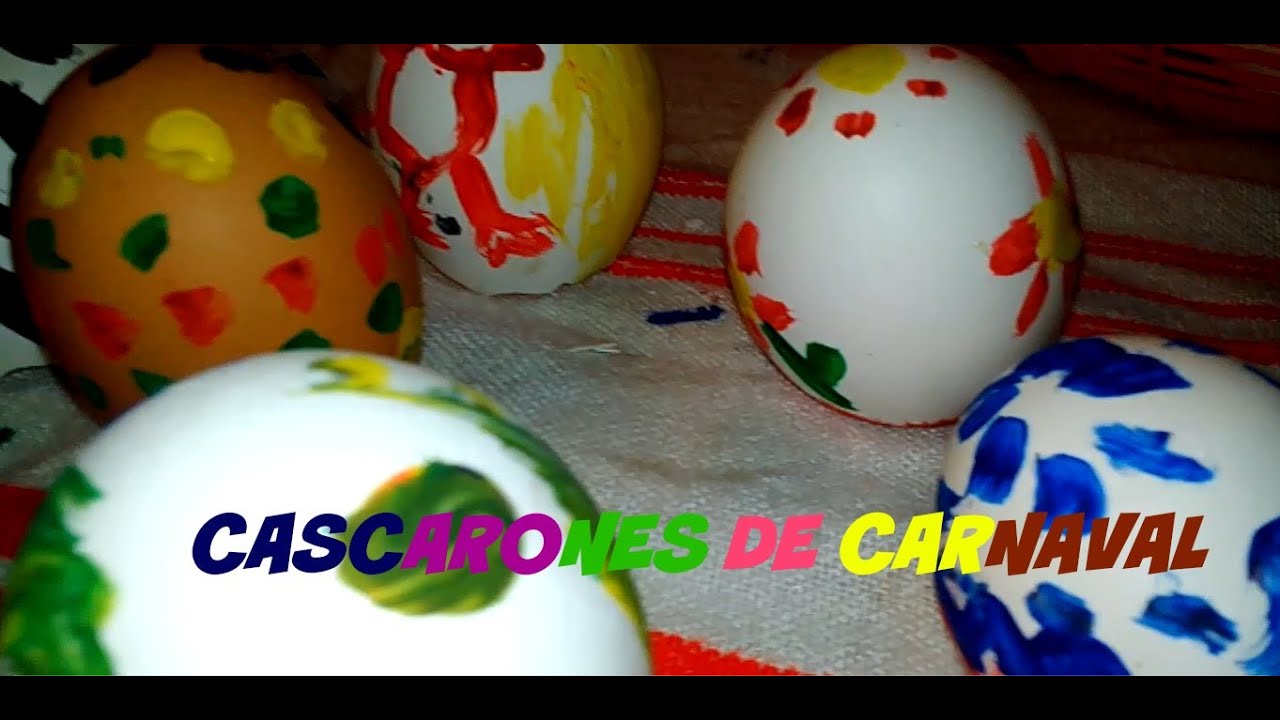PINTAMOS CASCARONES DE CARNAVAL + DIY PIZZA VEGETARIANA | VLOG 2 ...