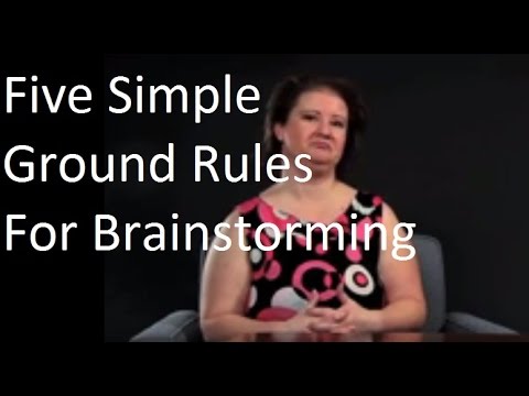 Five Simple Ground Rules For Brainstorming - DIY Marketing TV - YouTube