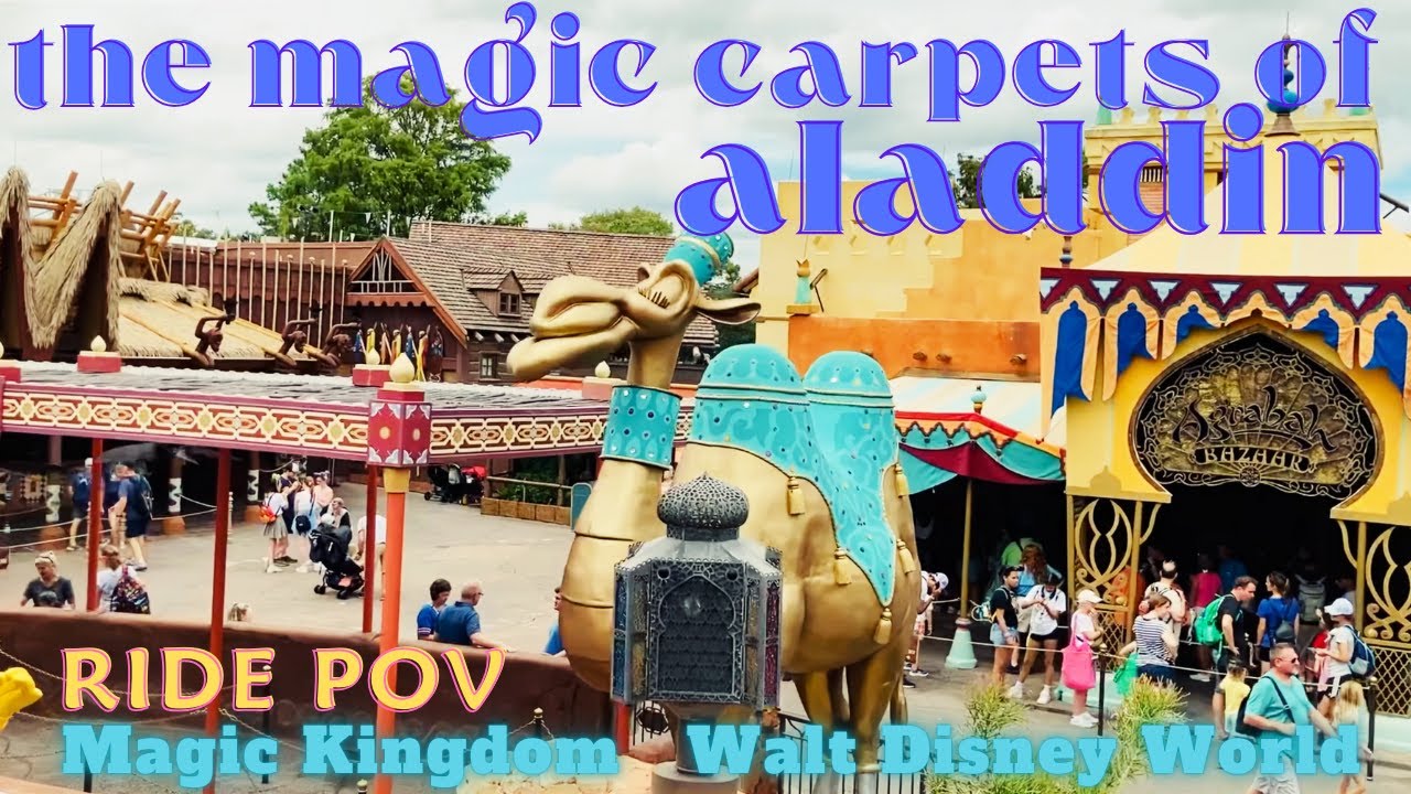 The Magic Carpets of Aladdin Ride-Along POV at Walt Disney World Magic Kingdom 2023 - YouTube