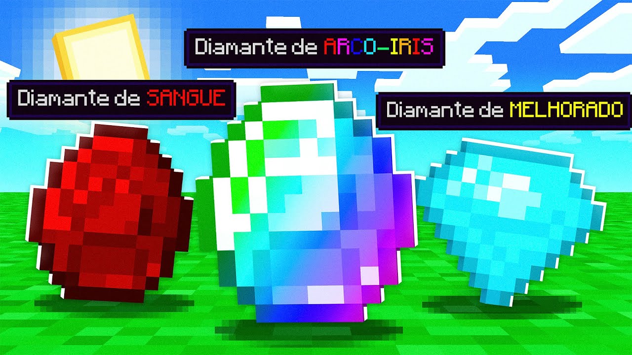 conheça os NOVOS DIAMANTES do Minecraft! 💎 - YouTube