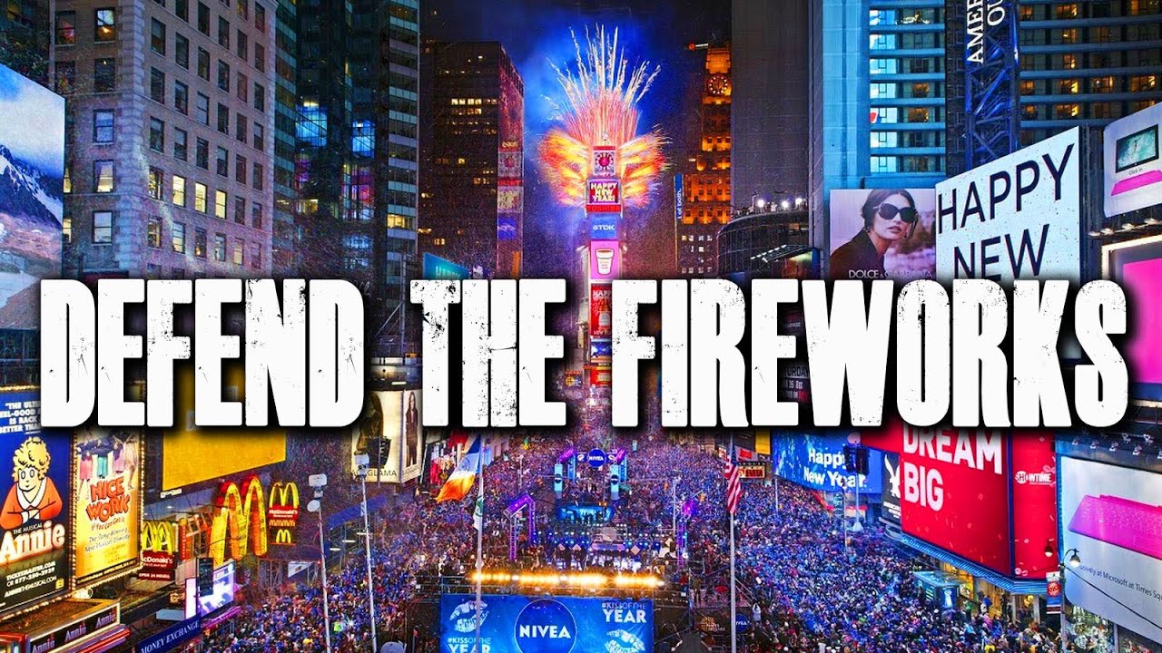 TIMES SQUARE: DEFEND THE FIREWORKS (Call of Duty Custom Zombies Map ...