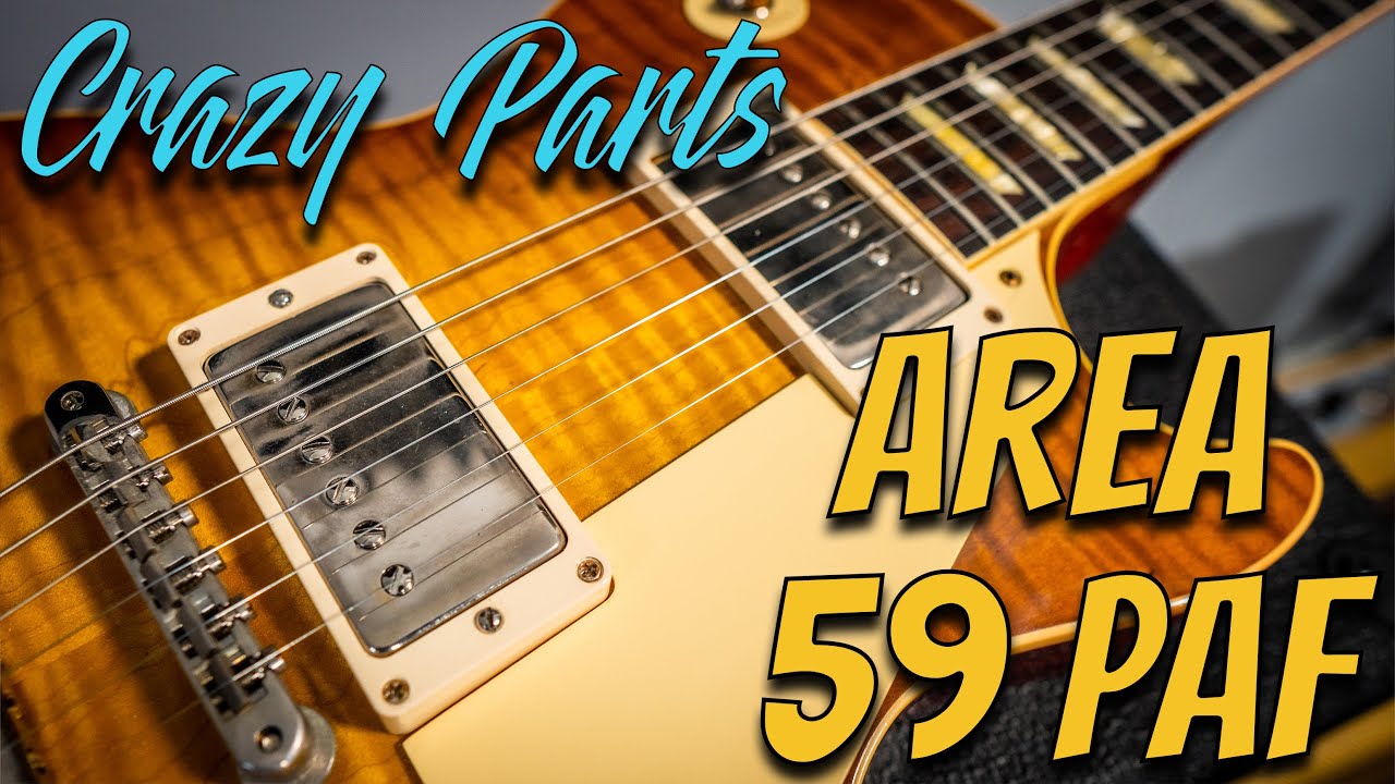 Area 59 PAF Humbuckers from Crazy Parts | 1959 Les Paul Standard Custom ...