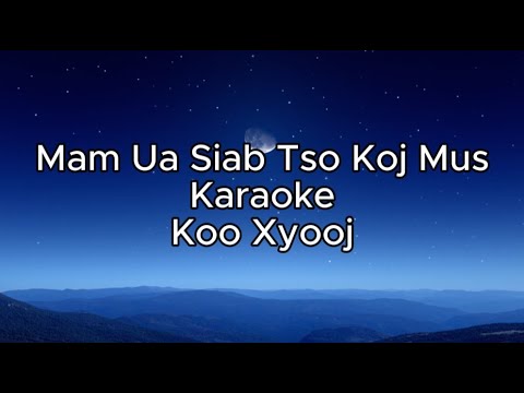 Mam Ua Siab Tso Koj Mus Karaoke - Koo Xyooj - YouTube