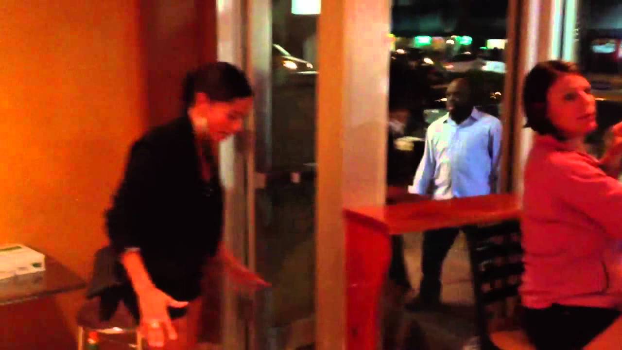 Girl Throw up on herself in South Beach at Peppers - YouTube