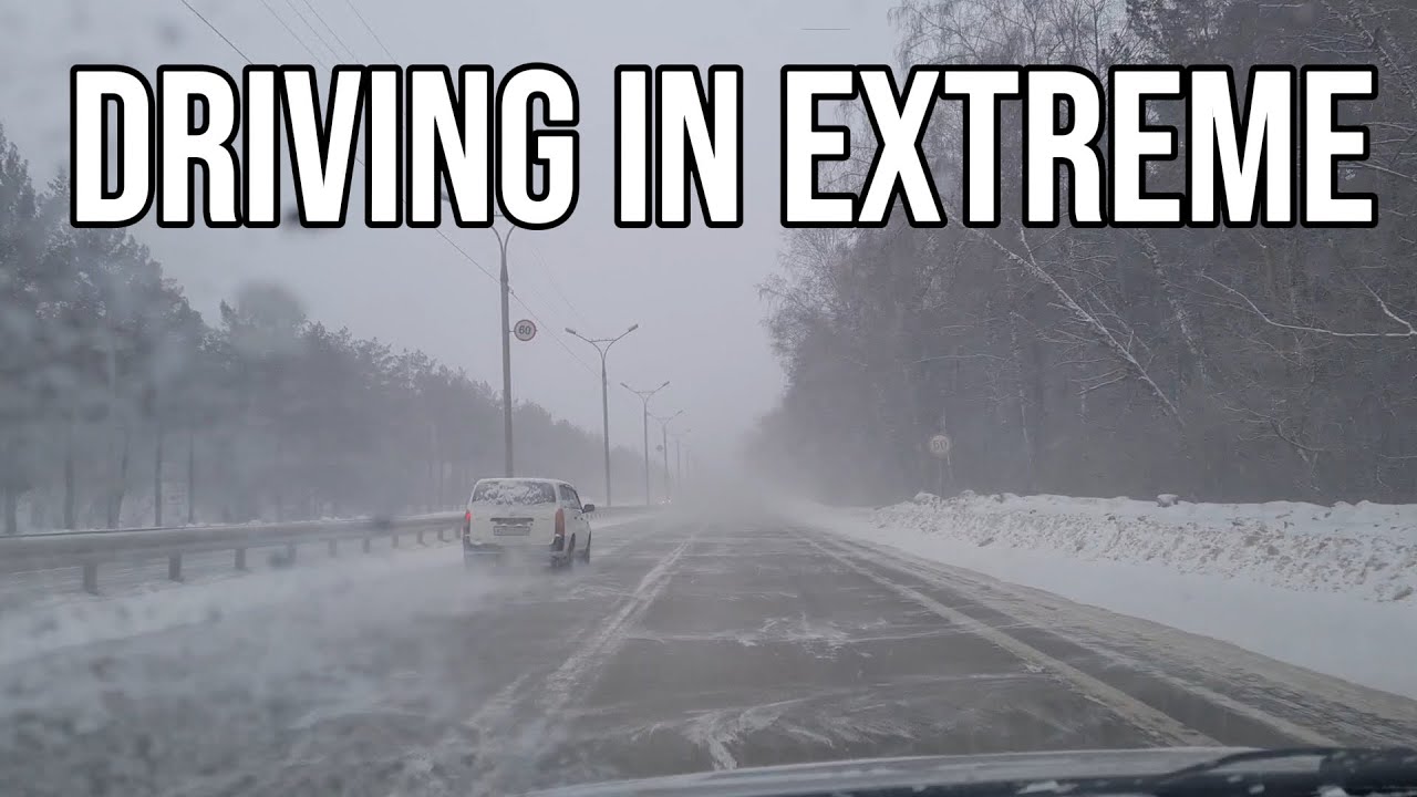 Driving in Extreme cold conditions - YouTube