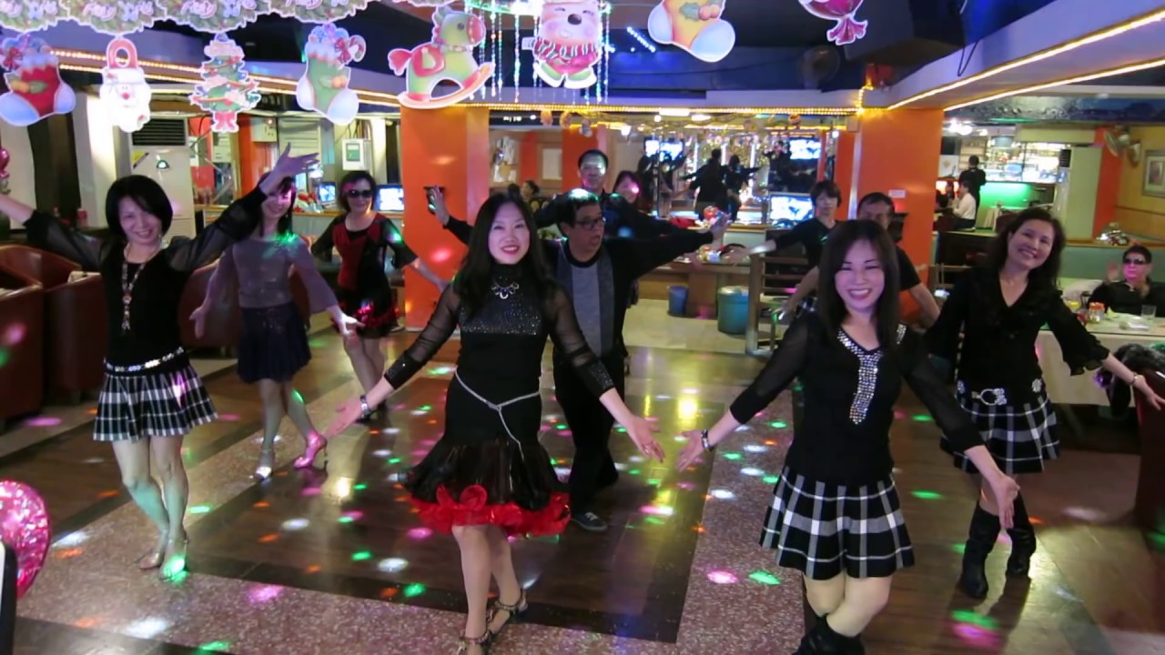 Let's Twist Again Line Dance - YouTube