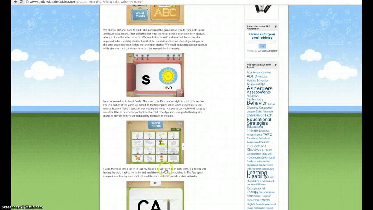 Write my Name App - YouTube