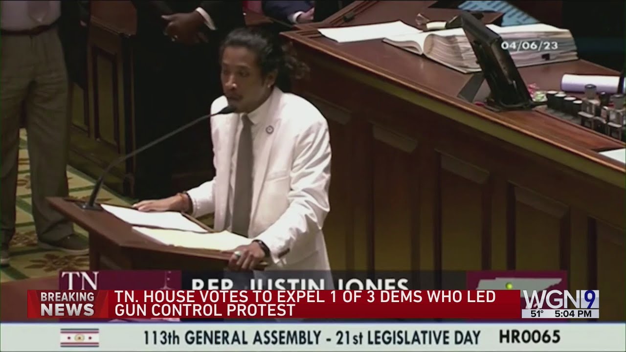 Tennessee House expels Democrat for gun-control protest - YouTube
