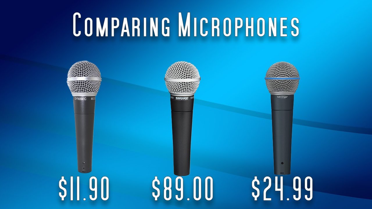 Unknown Microphone vs Name Brand. What sounds better? - YouTube