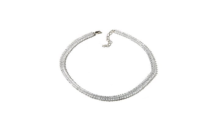 Deb Guyot Herkimer "Diamond" Quartz 181/2" Necklace - YouTube