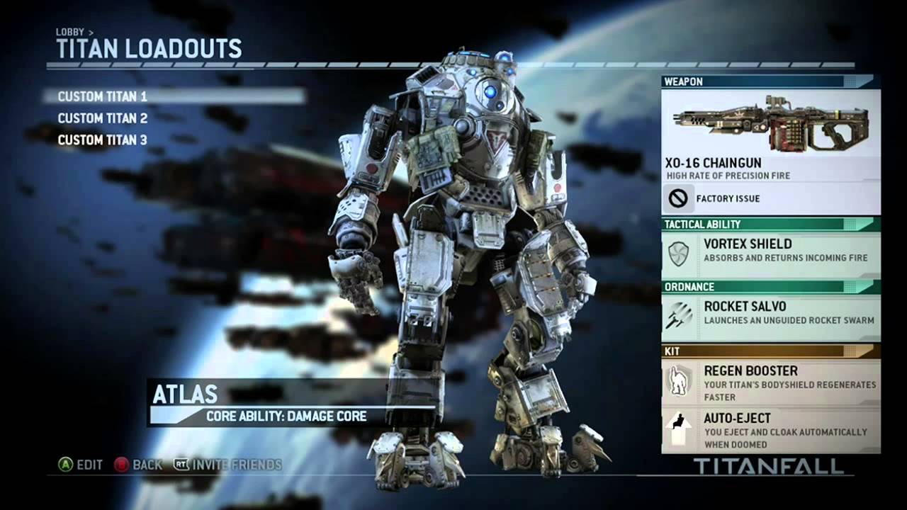 menu titanfall - YouTube