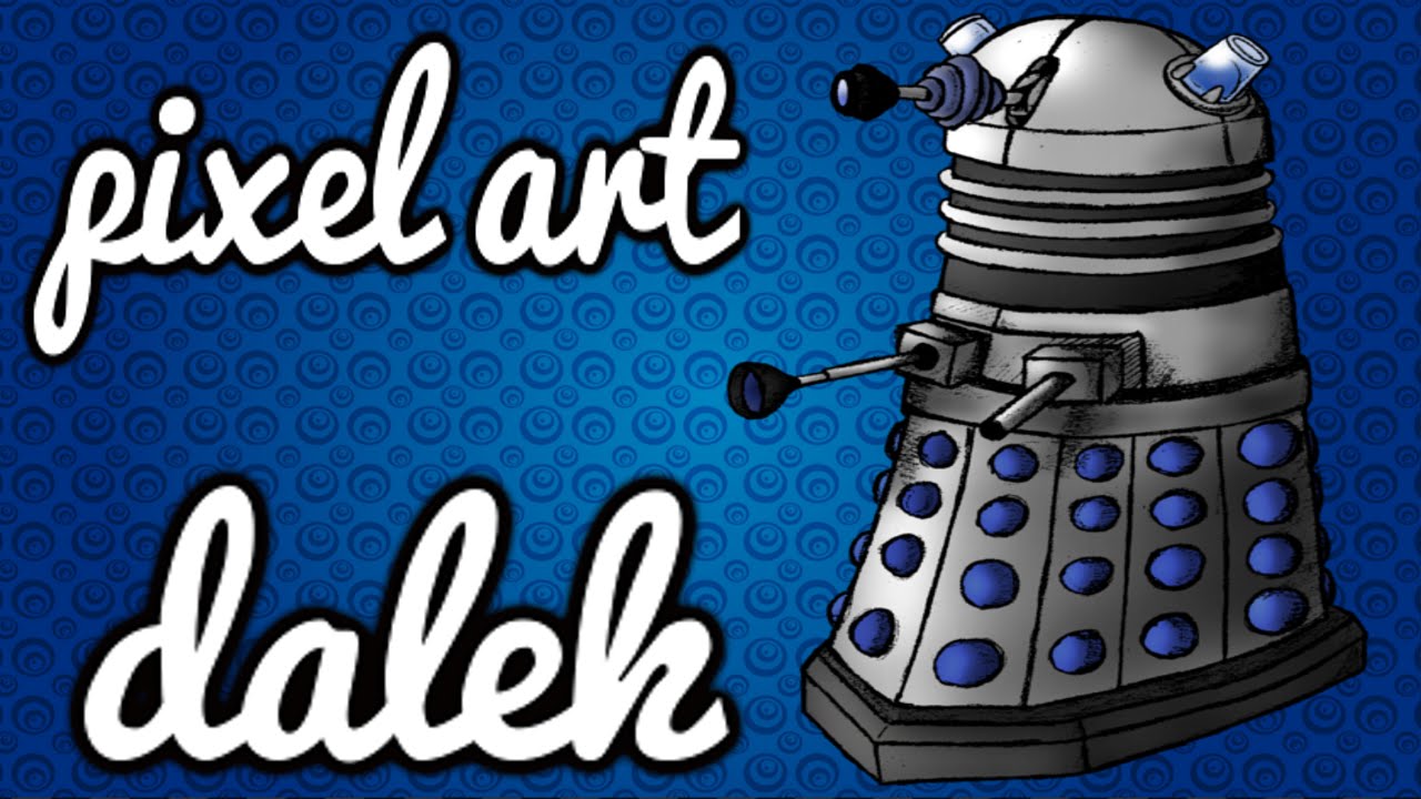minecraft pixel art DALEK DOCTOR WHO - YouTube