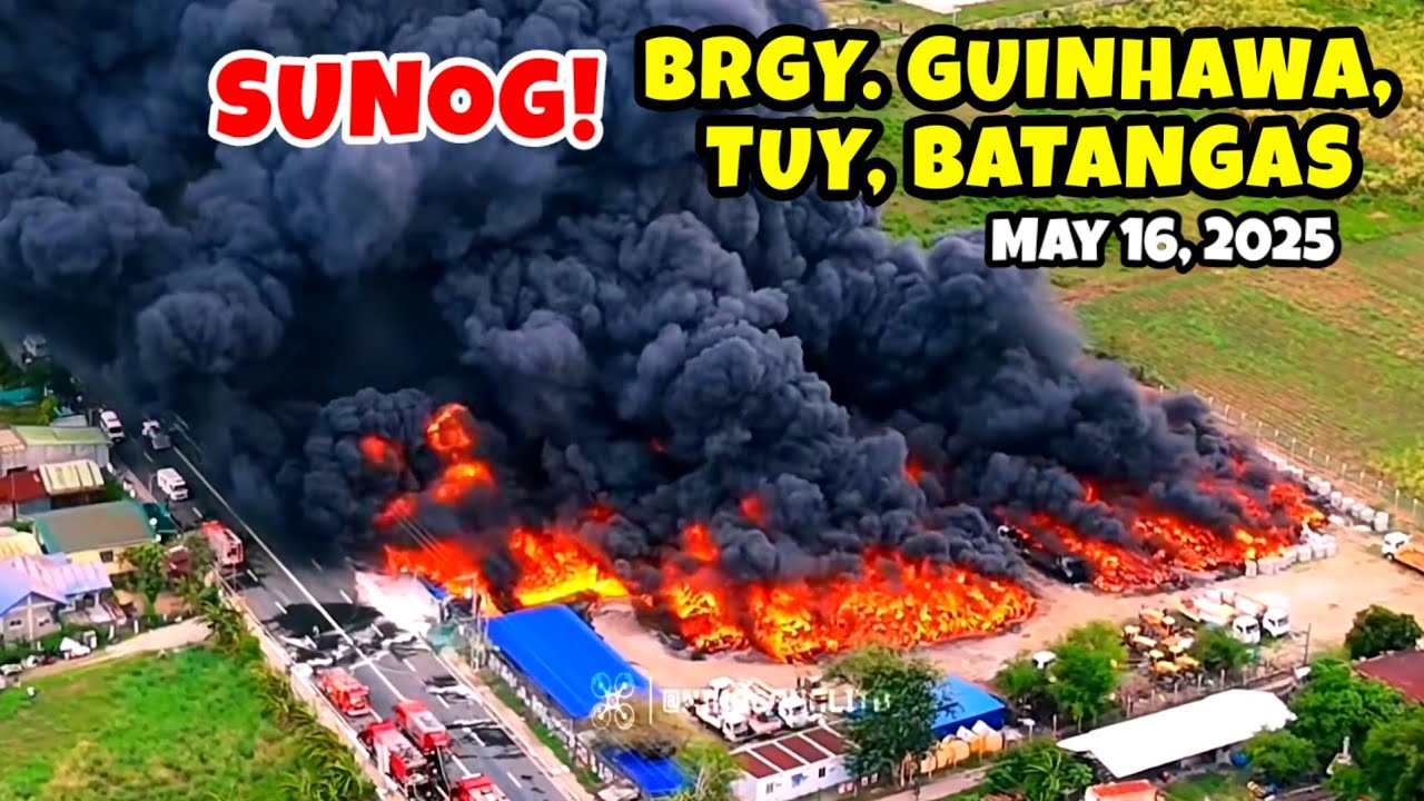 MALAKING SUNOG SA BRGY. GUINHAWA, TUY, BATANGAS., May 16, 2025 - YouTube
