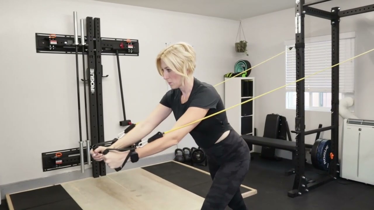 HOW TO // Band Neutral Grip Chest Press Demo - YouTube