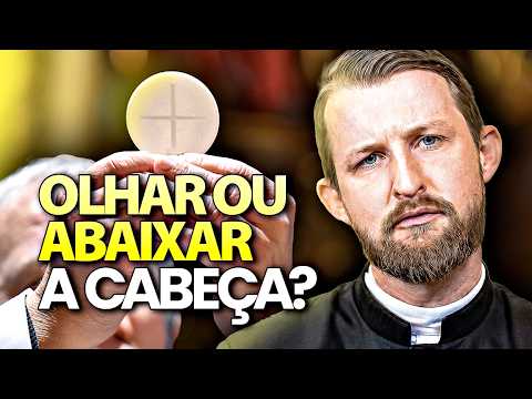 OLHAR ou ABAIXAR A CABEÇA na elevação da hóstia?