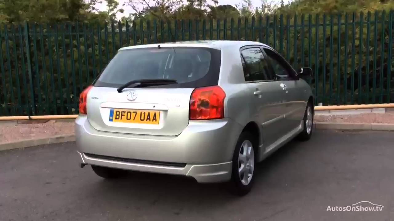 TOYOTA COROLLA T3 COLOUR COLLECTION VVT-I ALUMINIUM/SILVER 2007 - YouTube