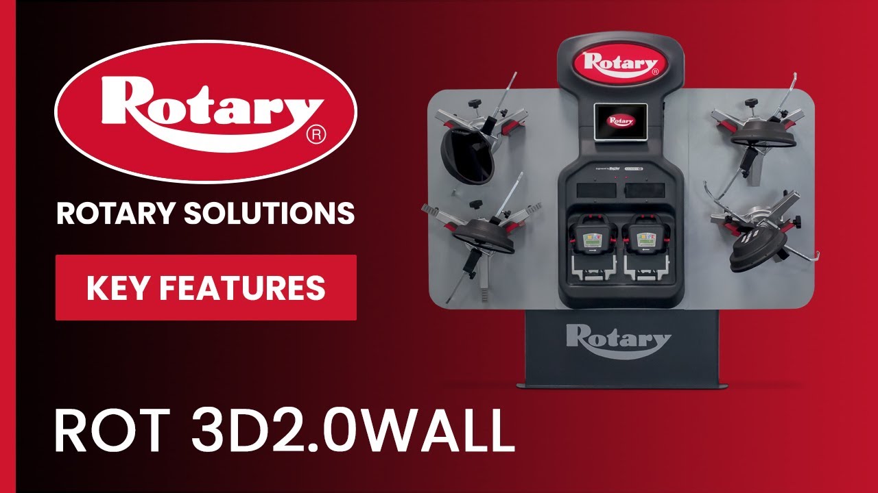 Rotary 3D wheel aligners ROT 3D2.0WALL - Key Features - YouTube