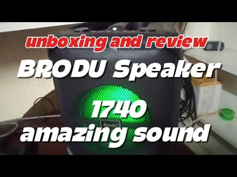 BRODU BTS 1740 8 INCH SUBWOOFER - YouTube