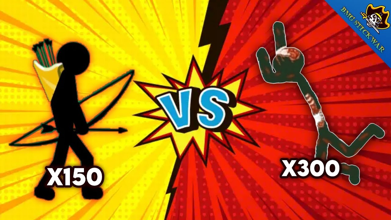 Archidons x150 Vs Pouncer dead x300 😱 || Stick war vip mod apk 🗿|| BMG ...