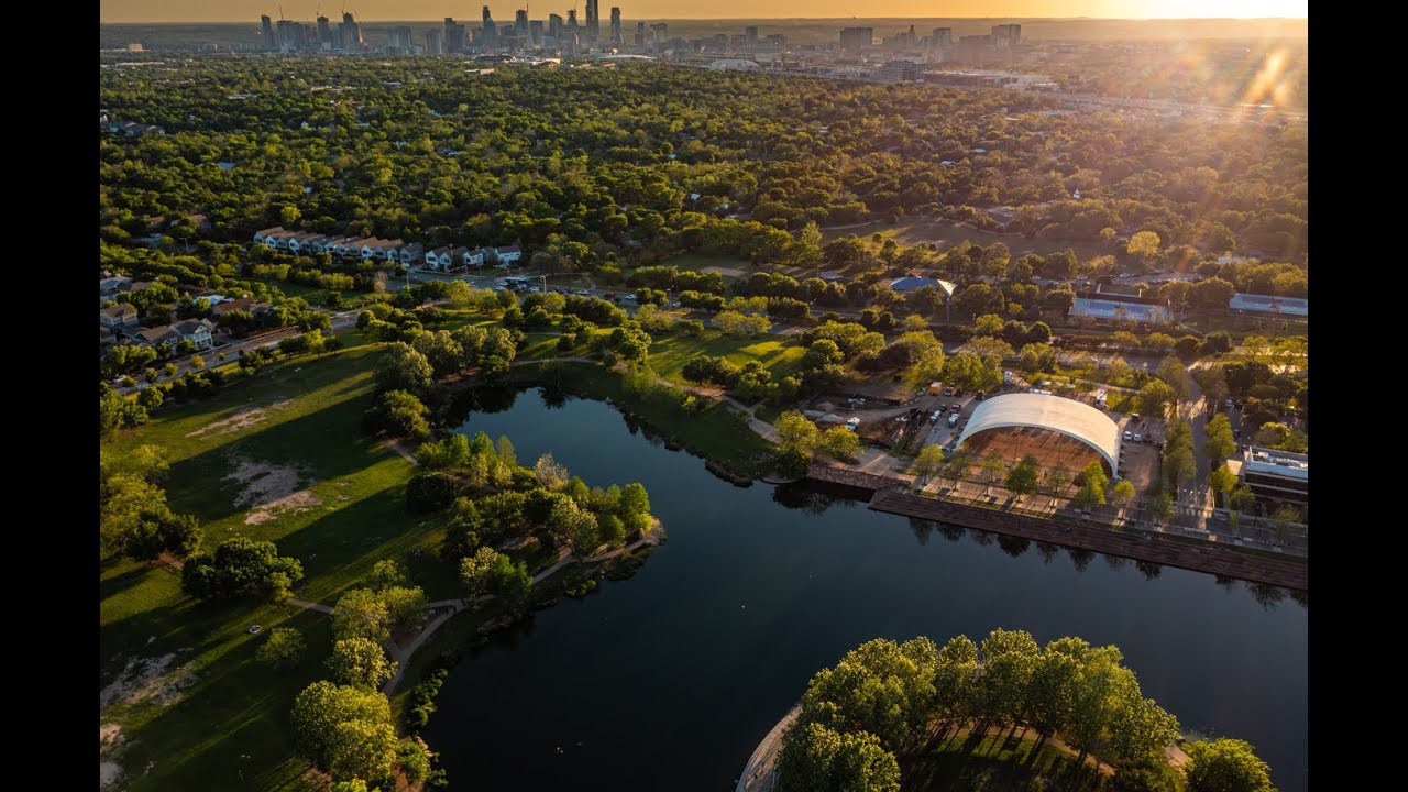 4K Aerial Time-Lapse Compilation Shot Over Mueller of Austin, Texas ...
