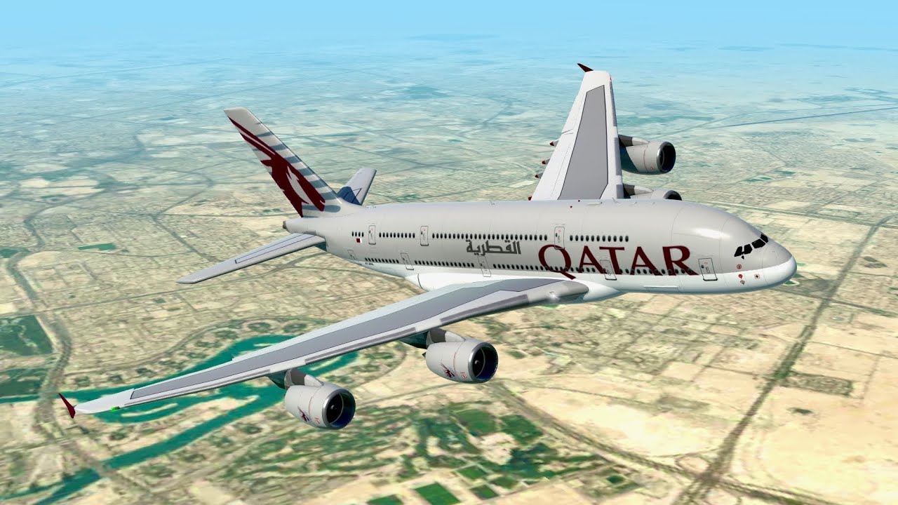 ️Huge Aircraft🇶🇦Doha→🇬🇧London Heathrow QATAR QR003 A380-800 #aviation # ...