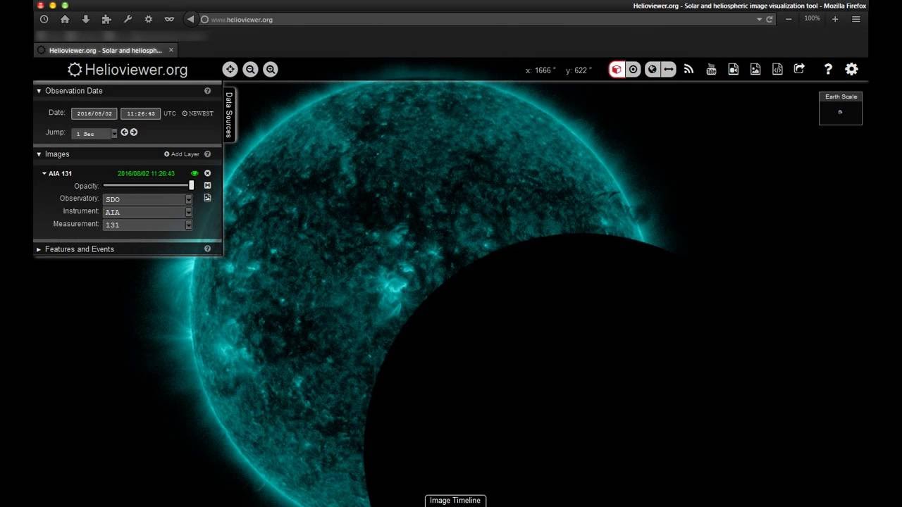 Large object near the Sun (UFO?) - YouTube