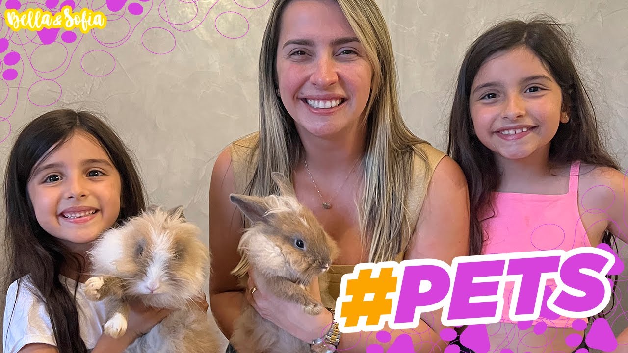 Bella e Sofia apaixonada por animais - passeio na fazenda - YouTube