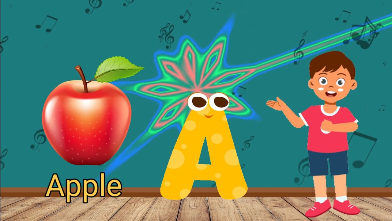 One two three,1 to 100 counting,ABCD, A for Apple, 123 Numbers, learn ...