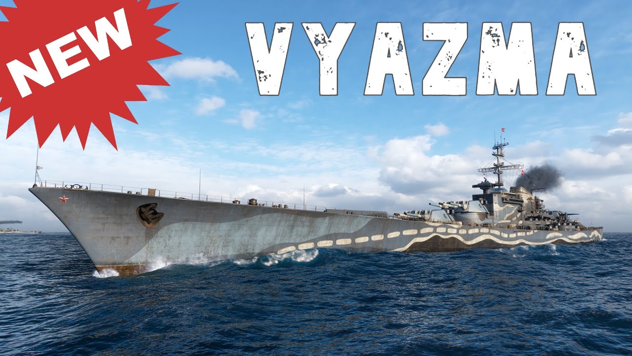 World of WarShips Vyazma - New Tier IX Soviet Cruiser - YouTube