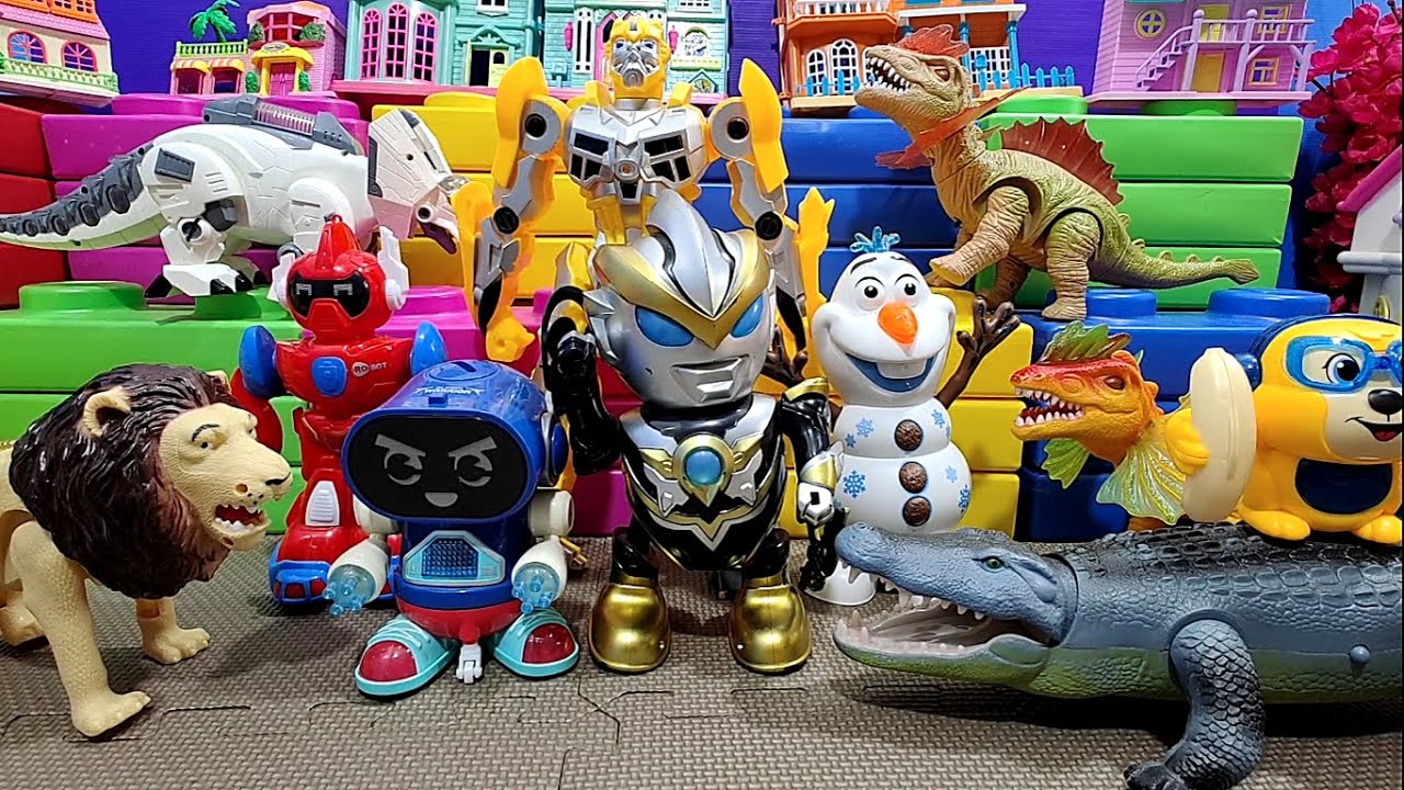 การล่าสัตว์พบวิวัฒนาการโลก VS สิงโต จรเข้ อุลตร้าแมน วอลล์อี ลิง lion ...