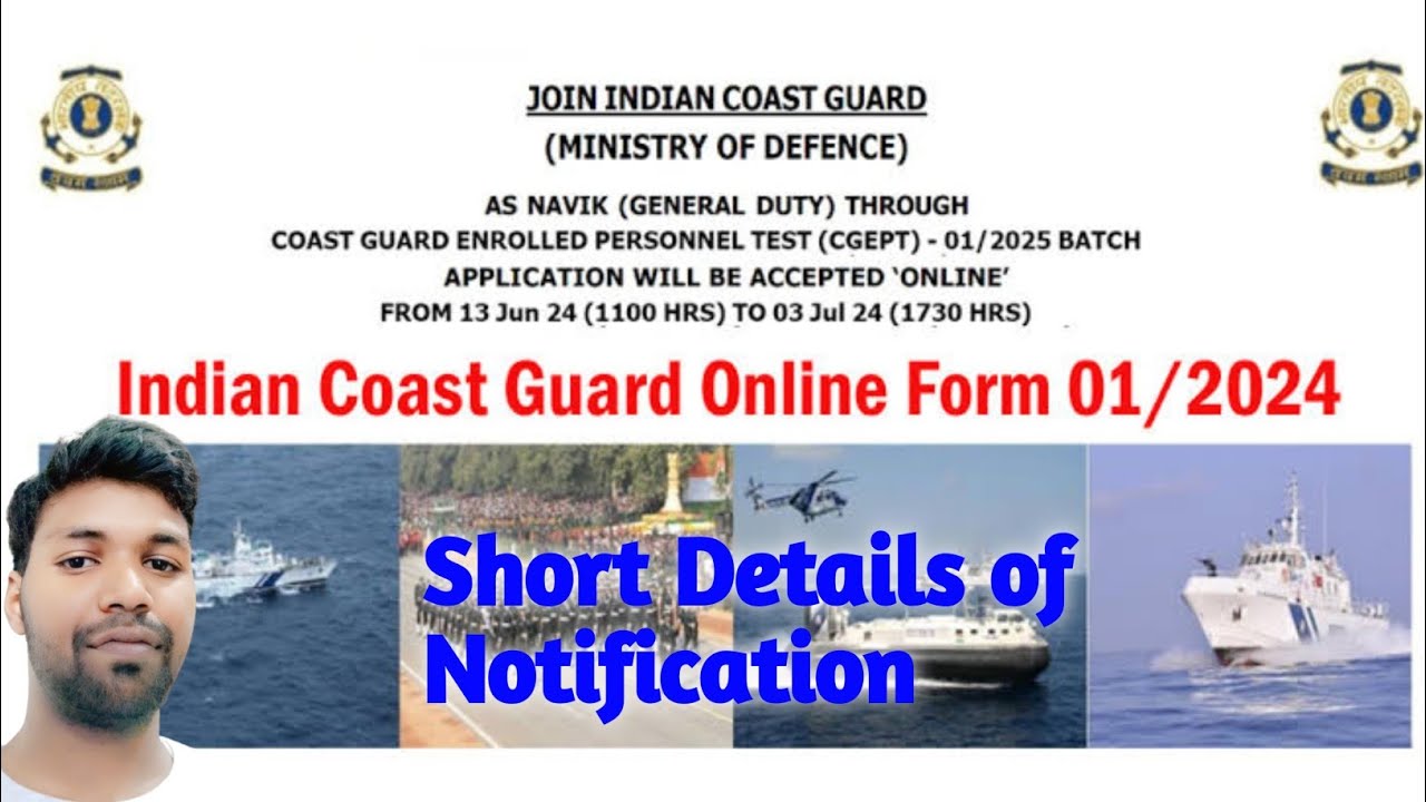 Join Indian Coast Guard ICG Yantrik / Navik GD CGEPT 01/2025 ...