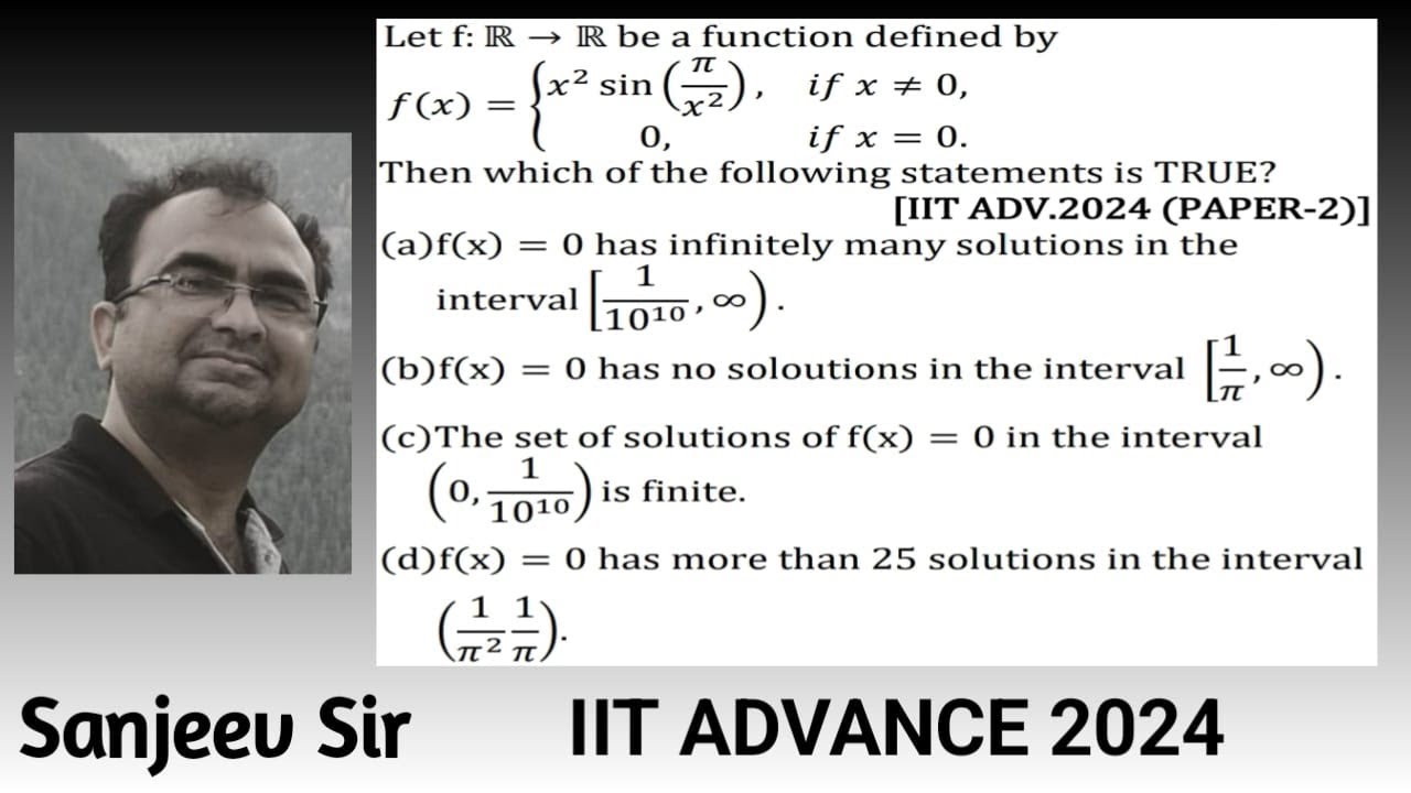 IIT JEE advanced PYQ 2024 Paper 2 - YouTube