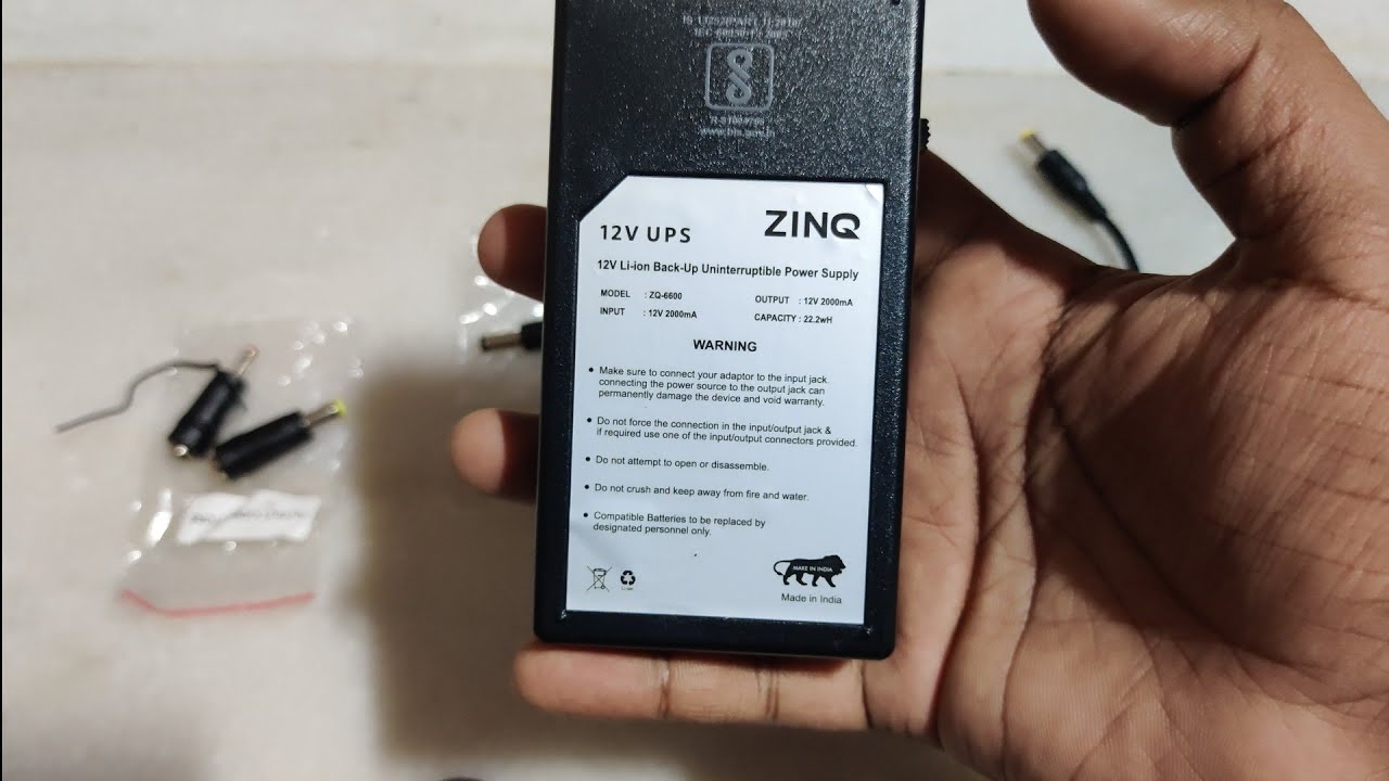 Zinq WiFi UPS Unboxing and overview || Best wifi UPS under ₹900 🔥🔥🔥 ...
